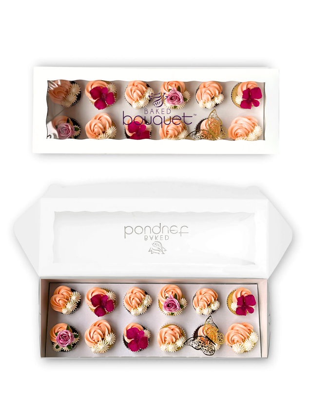 Peach Bellini Cupcake Box